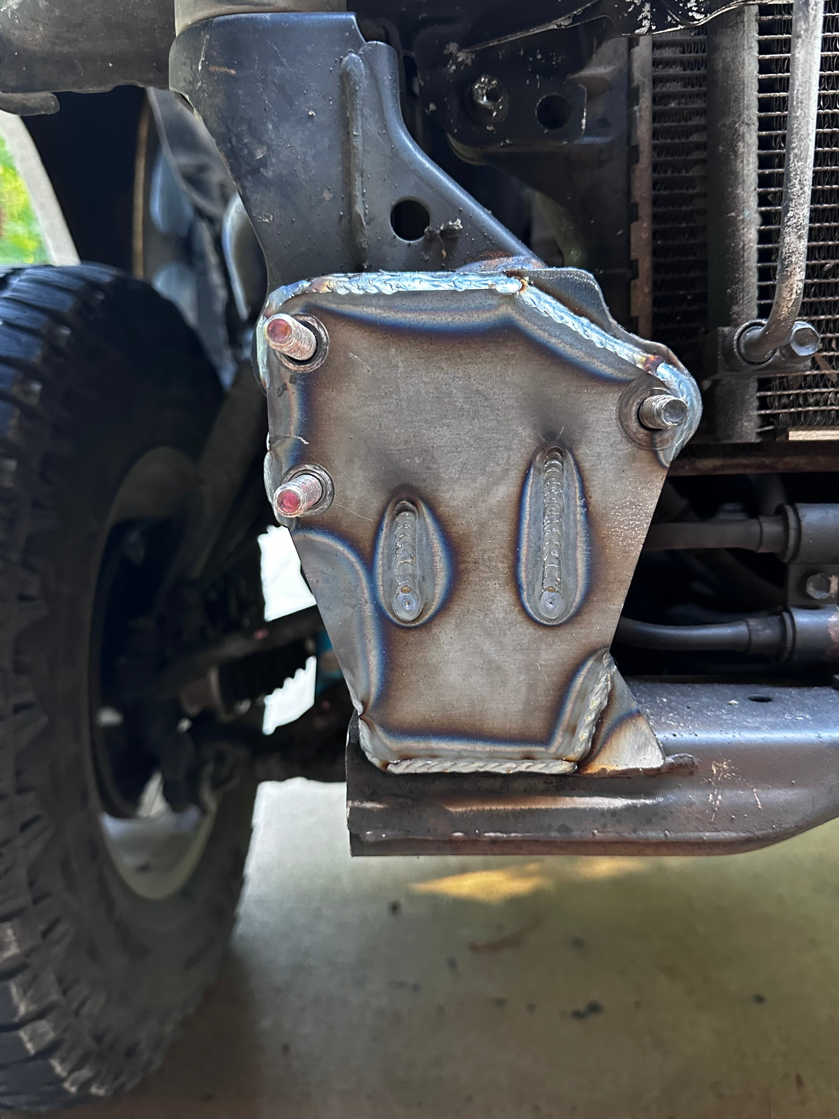 2nd/3rd Gen Tacoma - Bumper to Frame Reinforcement Plate – New Holland ...